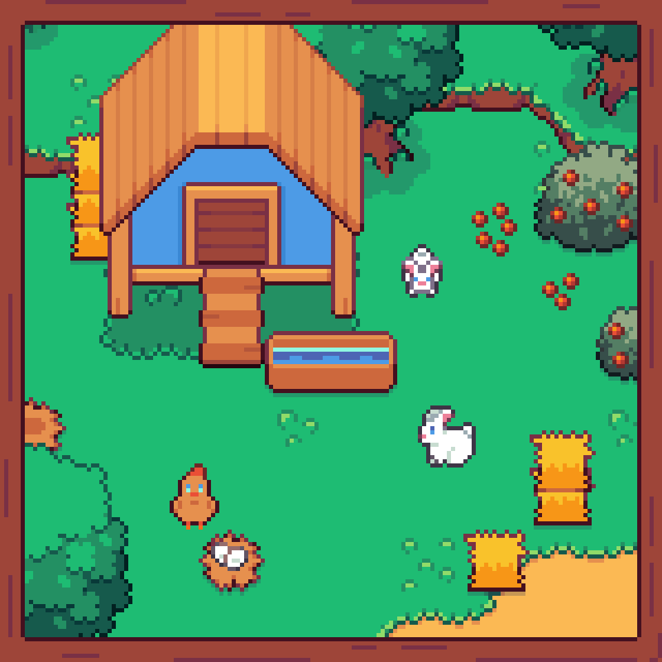 Livestock Tilesets, Coop and Barn by RoleyMoth