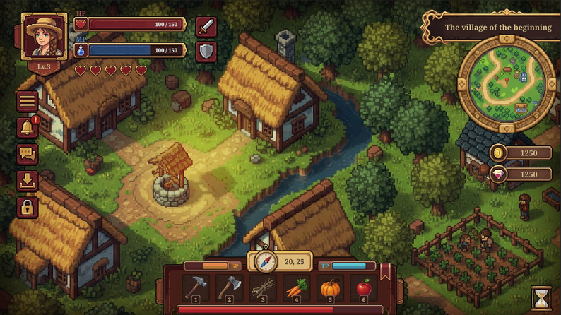 Pixel HUD UI by IndigoLay