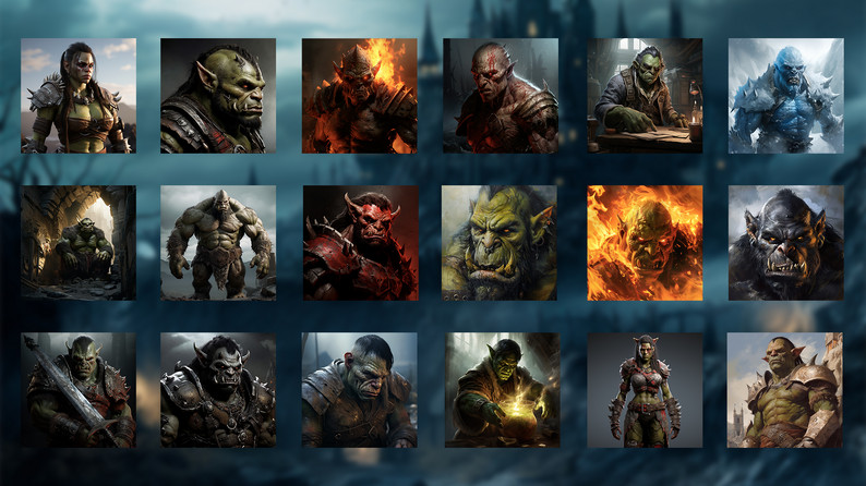 200+ ORC AVATARS by PIXELHUNT