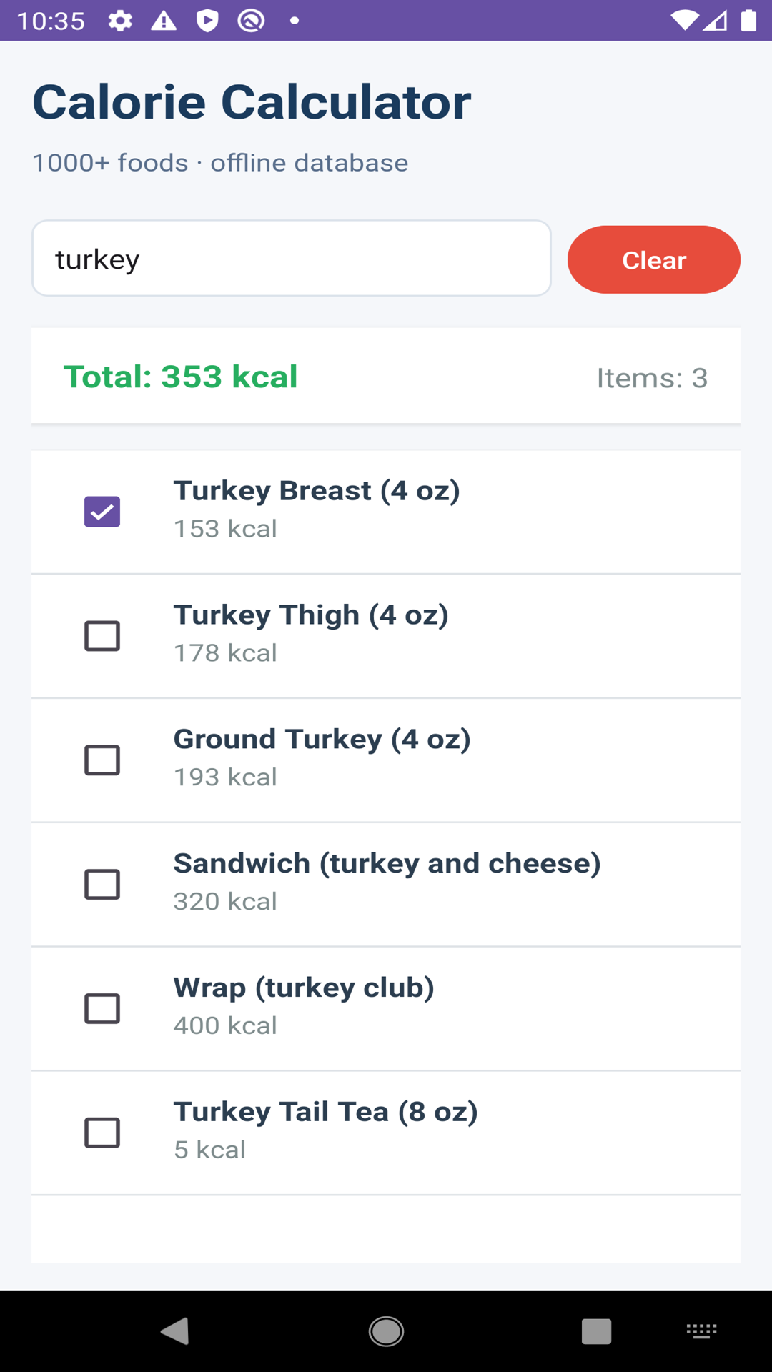 Daily Calorie Counter by alexanderandrewwood