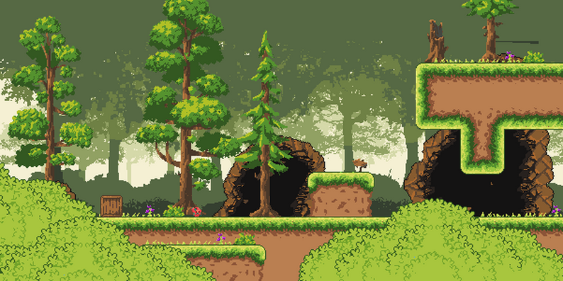 Jungle Adventure – 2D Platformer Asset Pack by Pozac