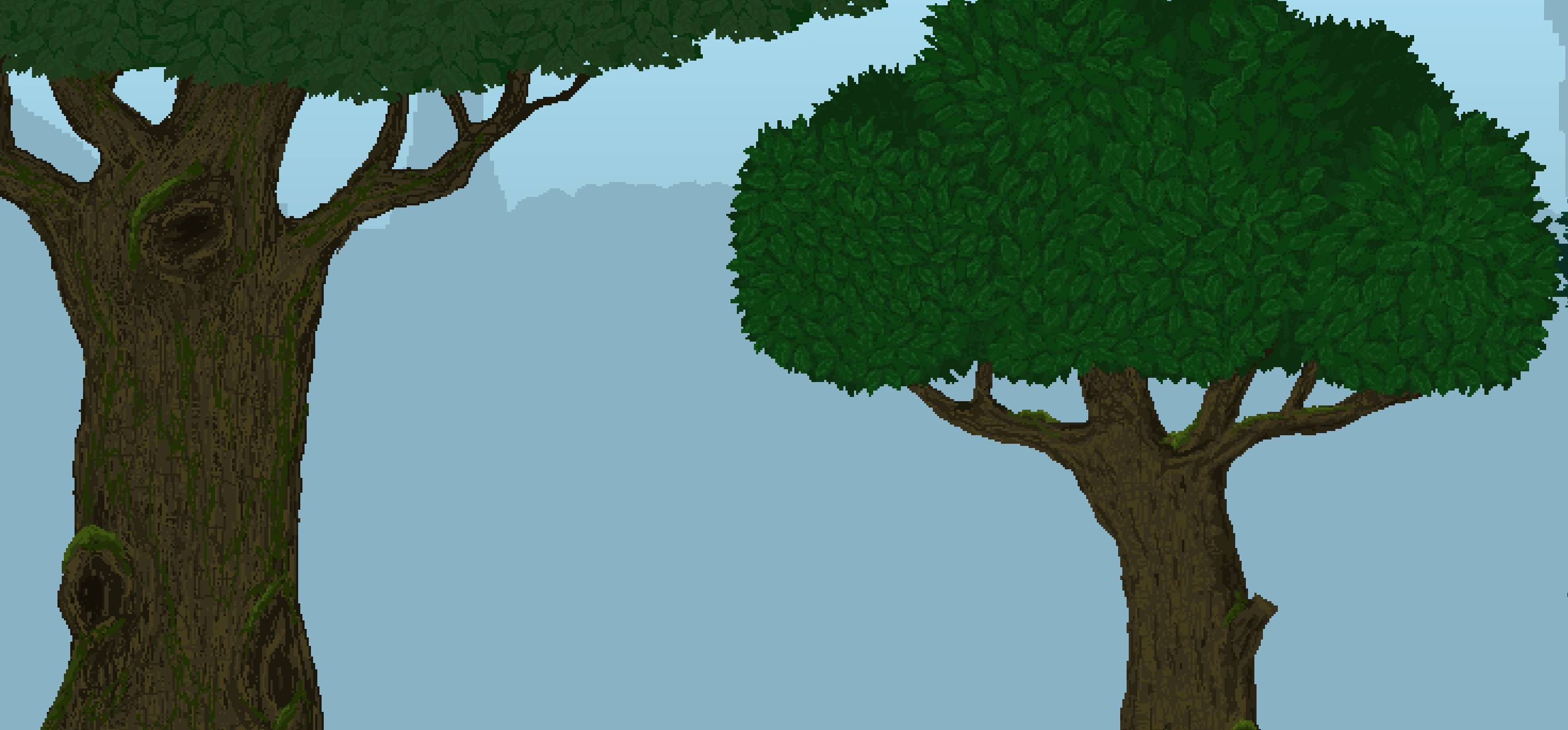 Highly Detailed Trees and Features - Highly Detailed Pixel Art Trees by ...