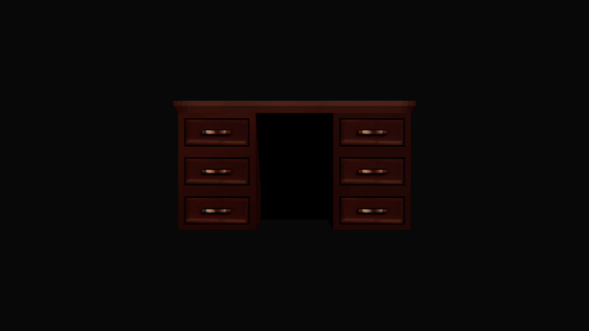 Low Poly Wooden Desk - Game Ready Asset (PS1) by lardnix