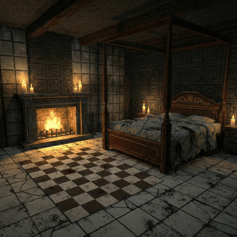 PS1 Horror Textures Vol. 2: Mansion & Asylum by Phxntxsm