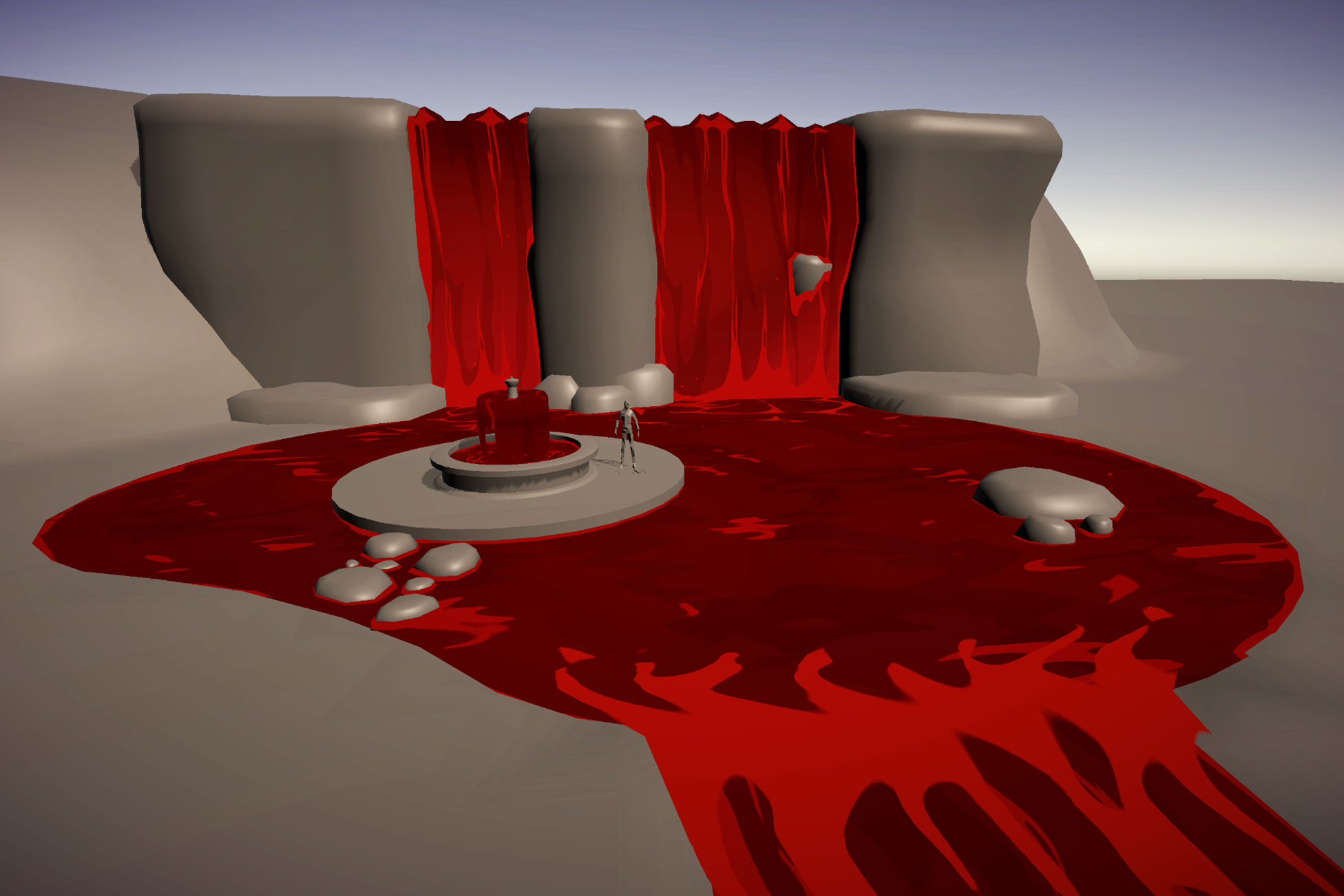 Stylised Waterfall Asset Pack by Lixsh