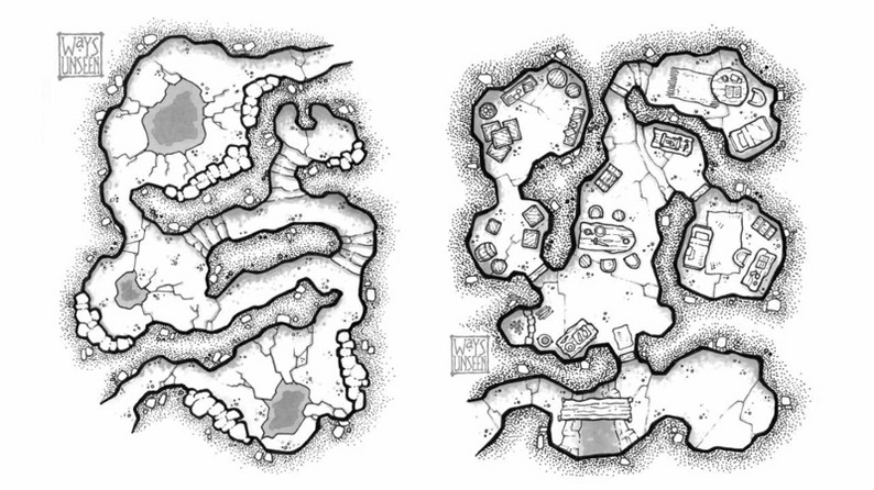 Subterranean Map Pack by Ways Unseen