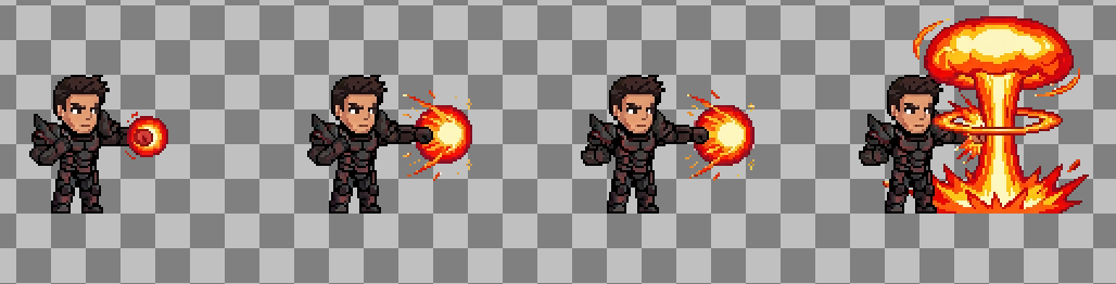 2D Character Sprite Sheet - Pixel Art Dark Corrupted Knight by ...