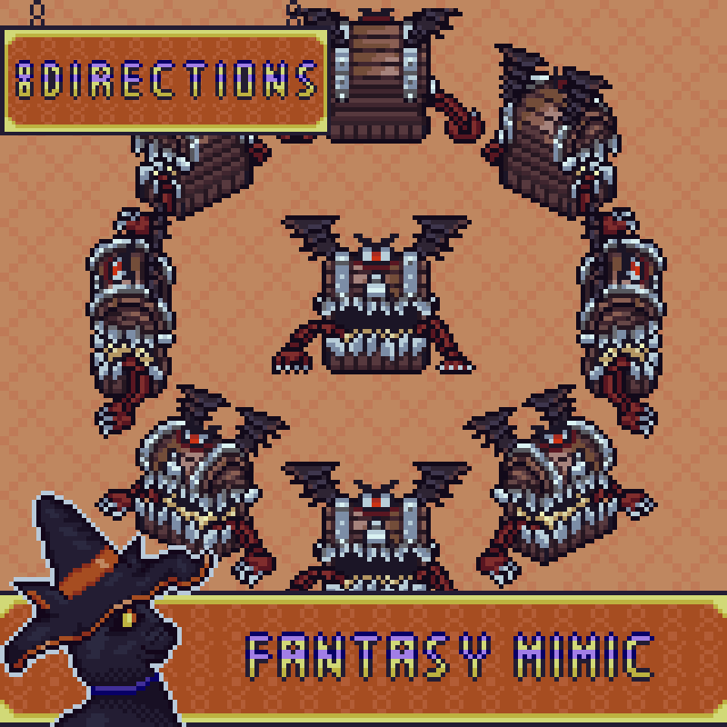 Cat Fantasy - Monsters: Fantasy Mimic by Carlos Zepter