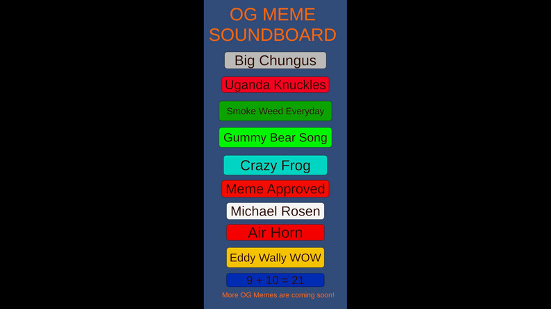 OG Meme Soundboard by Gabe Jude