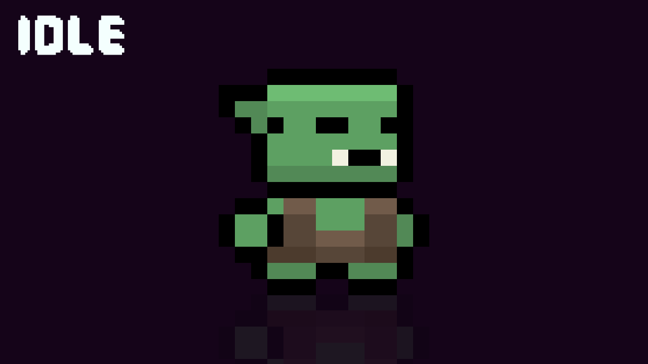 Goblin 16x16 Platformer Character Sprite Sheet by ThePixelGame