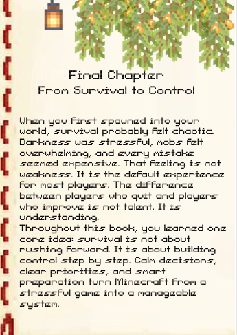 Minecraft Survival: From First Night to Full Control Vol.1 by ...