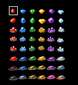 Geodes Set - Tiles and Icons by Youtube-mieze@web.de