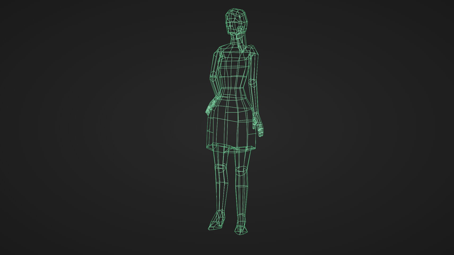 PSOne Style - Female Character 01 by ManNeko