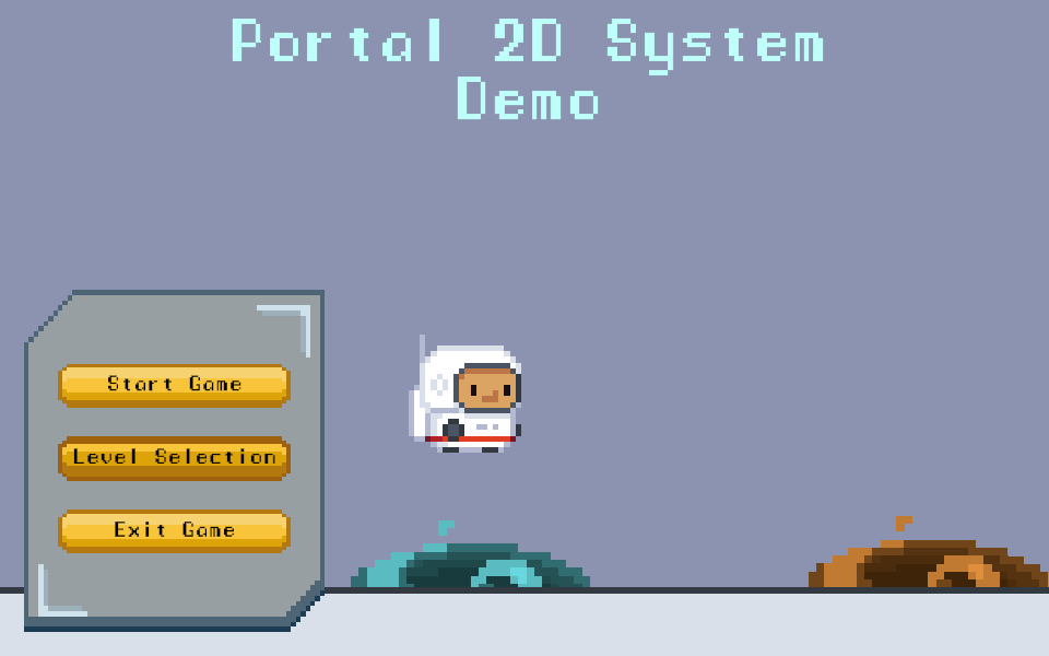 Portal 2D Mechanic Showcase by OTR