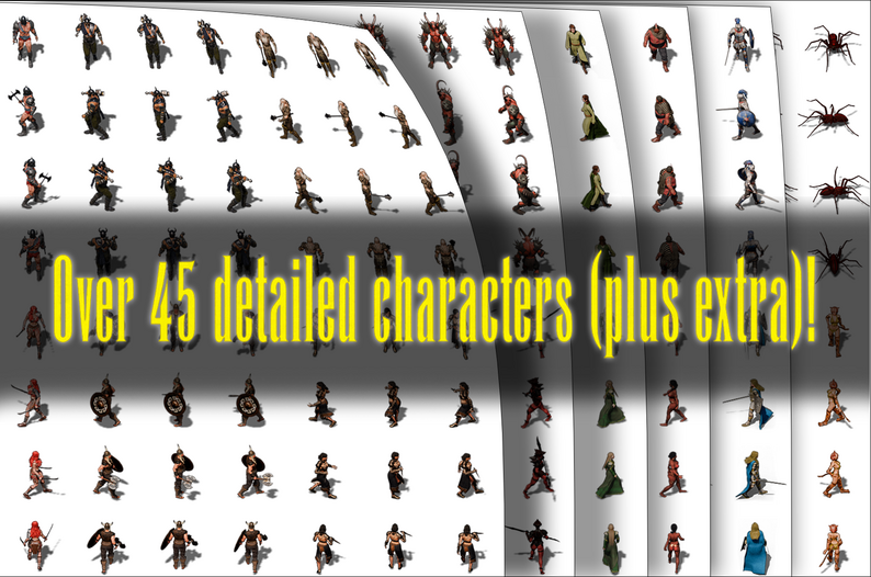 Swords And Sorcery [Characters] - RPG Maker MV/MZ by Goat_Boy11
