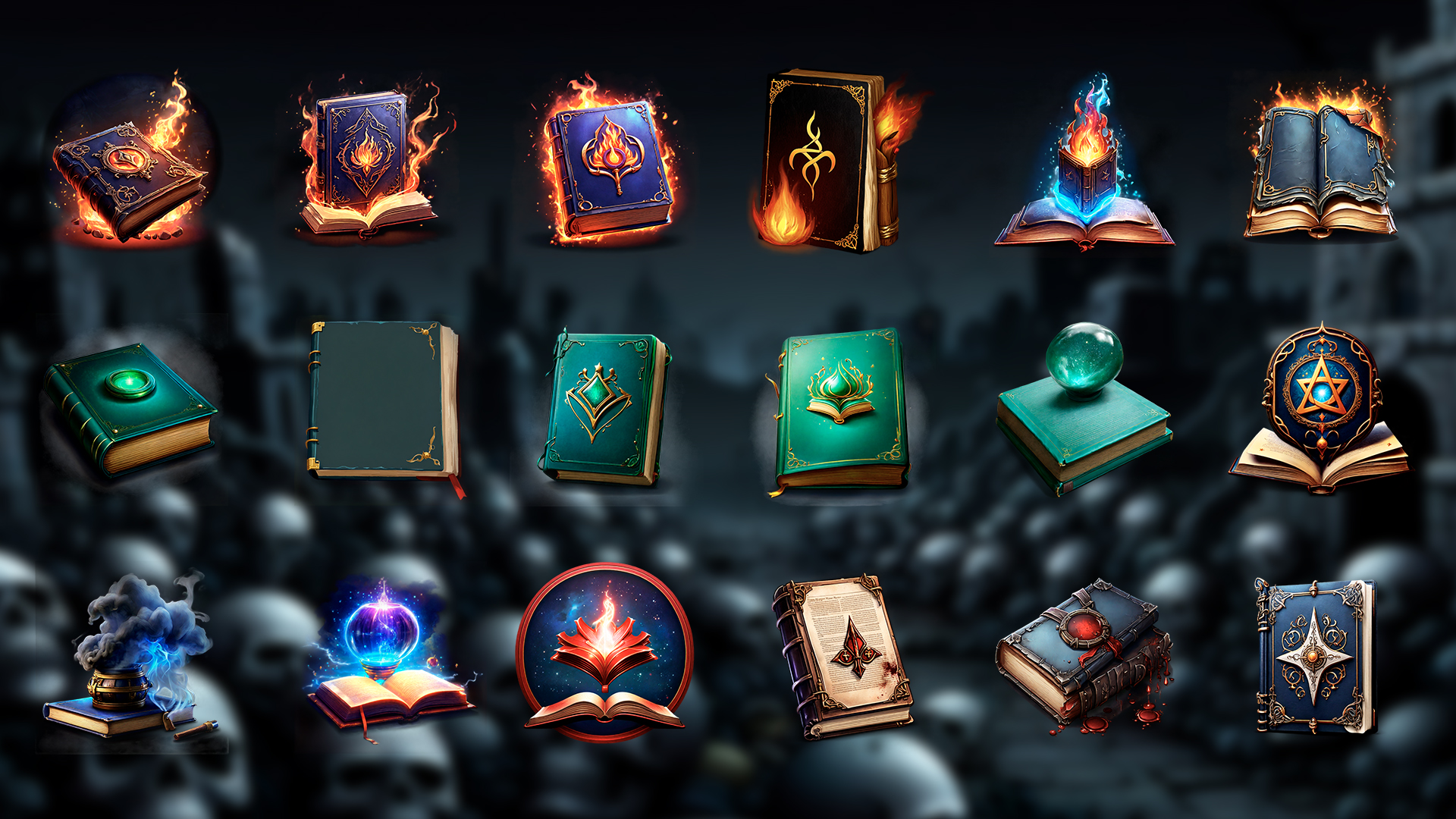 125+ BOOKS ICONS by PIXELHUNT