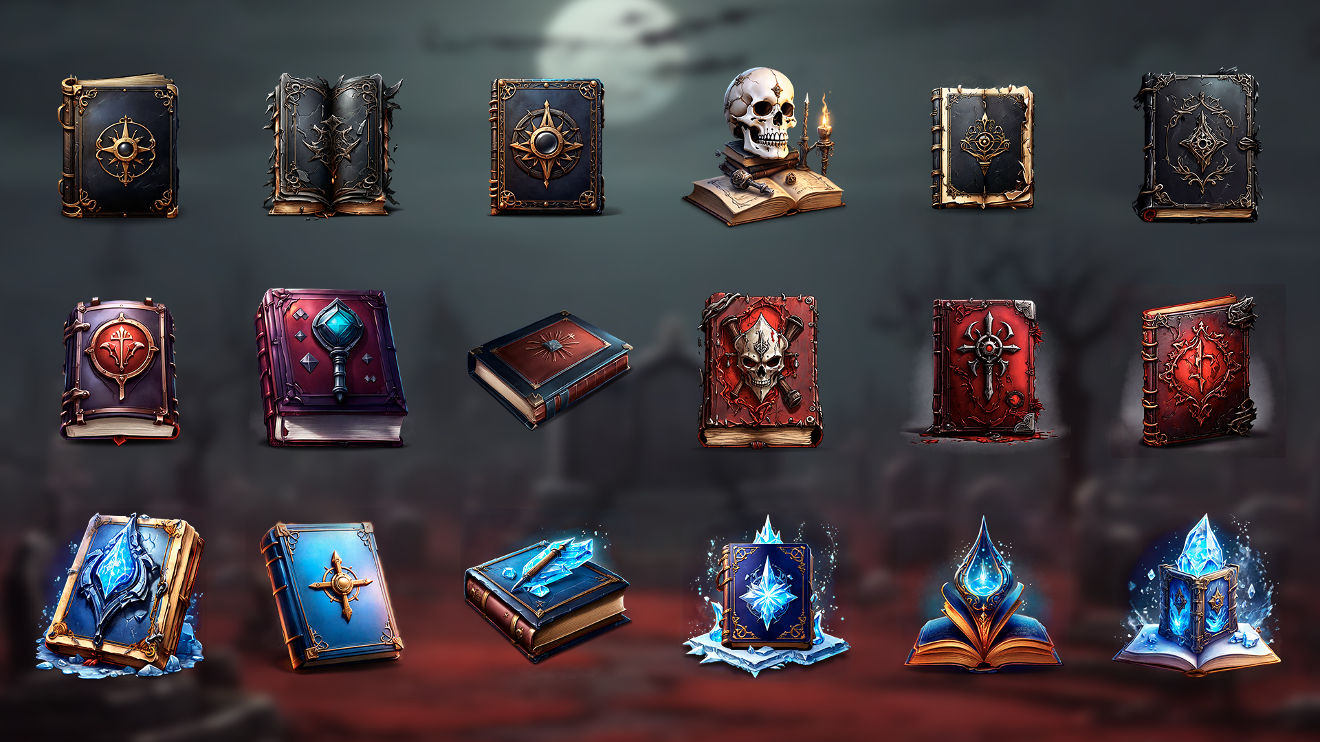 125+ BOOKS ICONS by PIXELHUNT