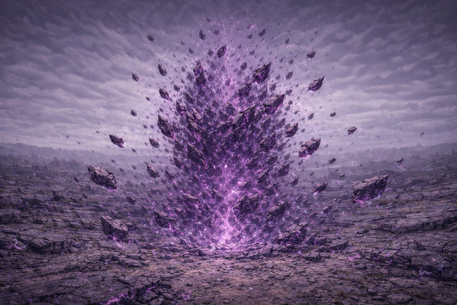 Fantasy Illustrations of Floating Debris, Vortexes, and Unstable ...