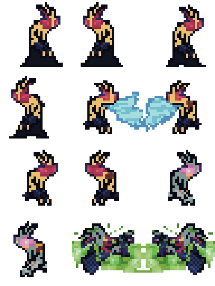 Mutant Aliens Sprites by DarkCybernetics