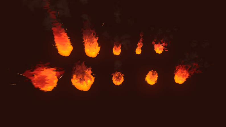 Fire VFX - Godot 3D by Binbun