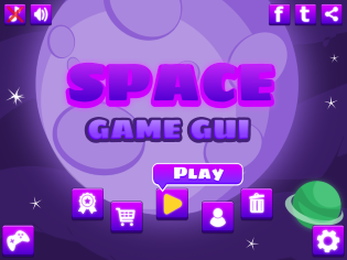 Space Game Gui by Sieg Art