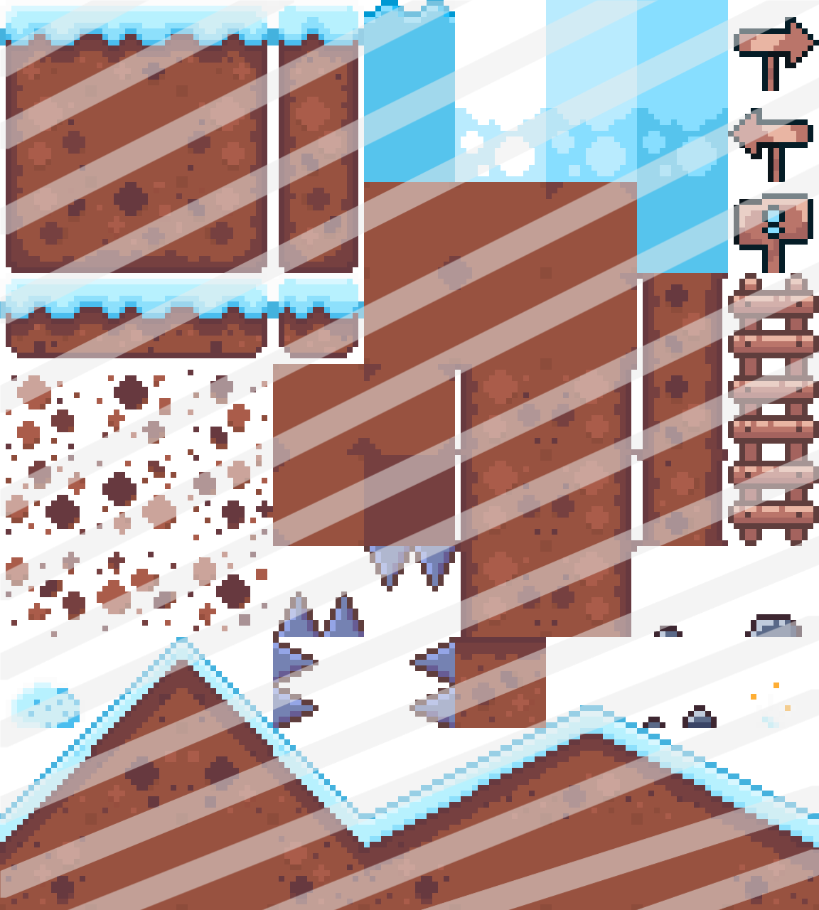 Devlog – Actualización: Estaciones - Pixel Grass & Dirt – Platformer ...