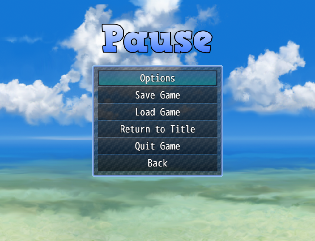 Custom Pause Menu Plugin RPG Maker MZ by EroiK StyLeR