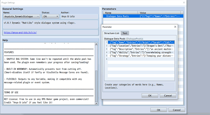RPG Maker Dynamic Dialogue System & Quest Generator (MV/MZ) by 💃 Anya ...