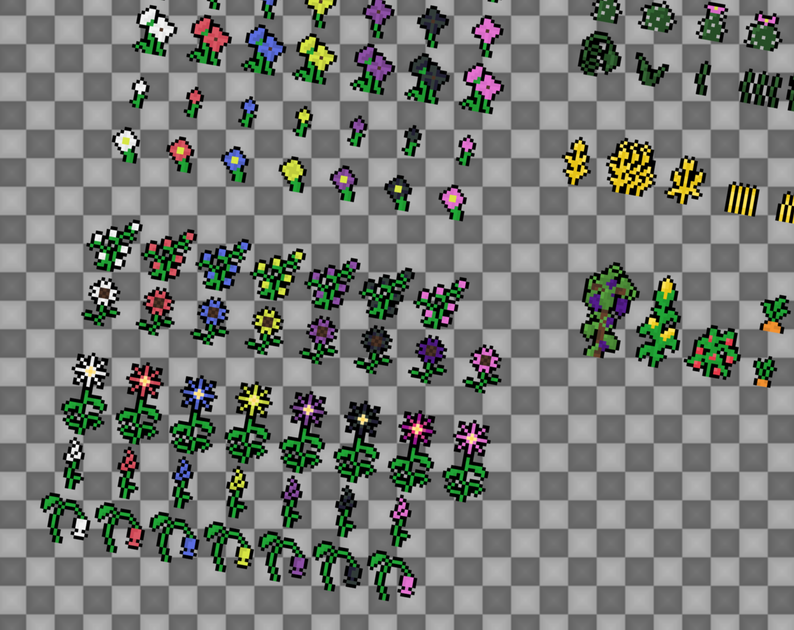 Plants & Flowers Pixel Pack by Vairus Studio