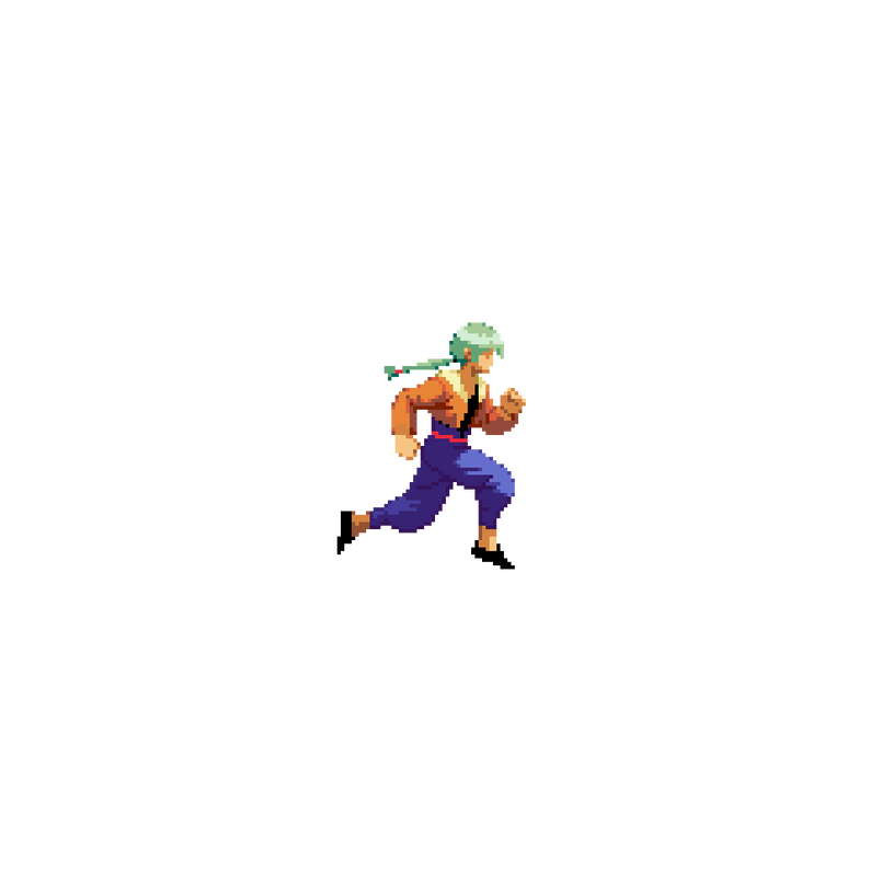 Pixel-Art Sprites Movement Animation Aira by YuriRibeiro