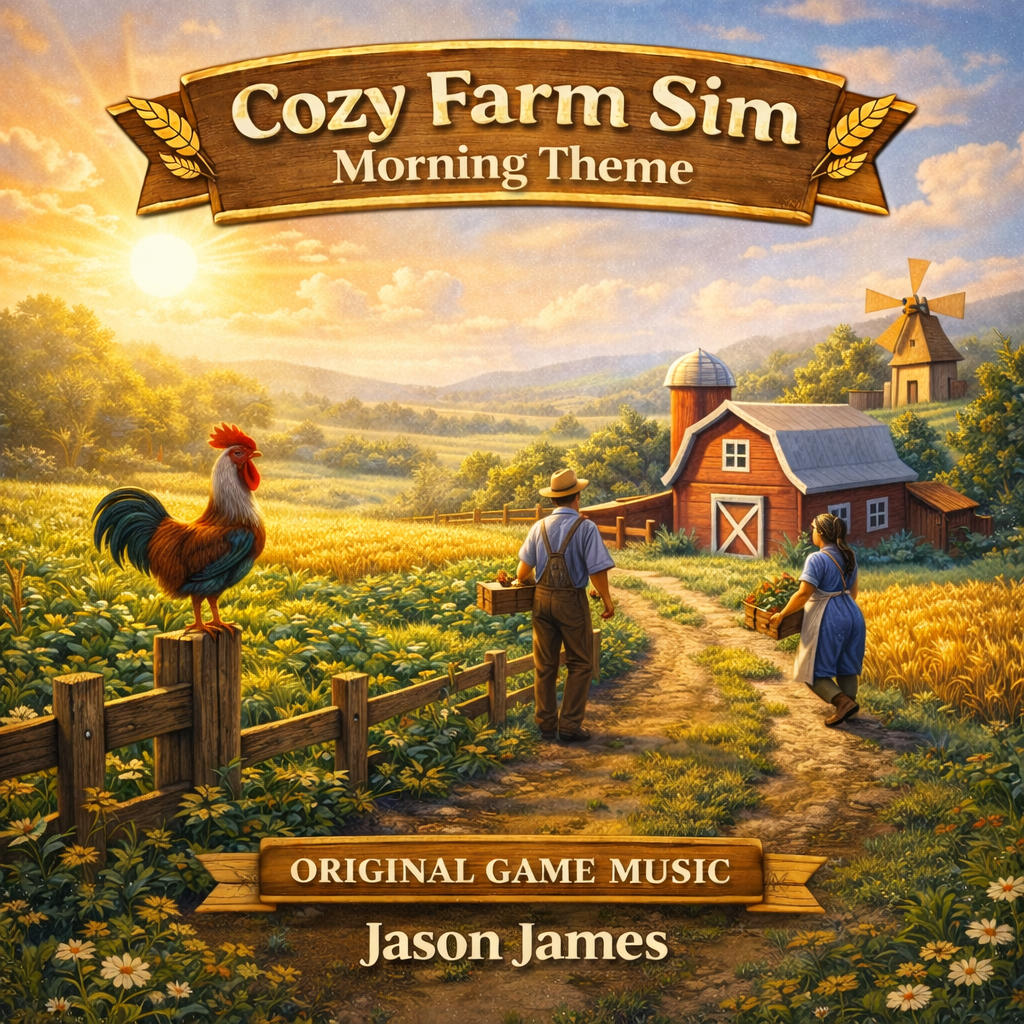 Cozy Farm Sim – Sunlit Harvest (Cozy Game Music Pack + UI SFX | 48k/24 ...