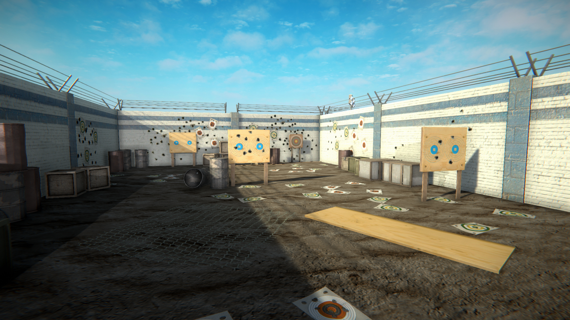 Realistic Modern Military Training Complex Asset Package by Aligned Games