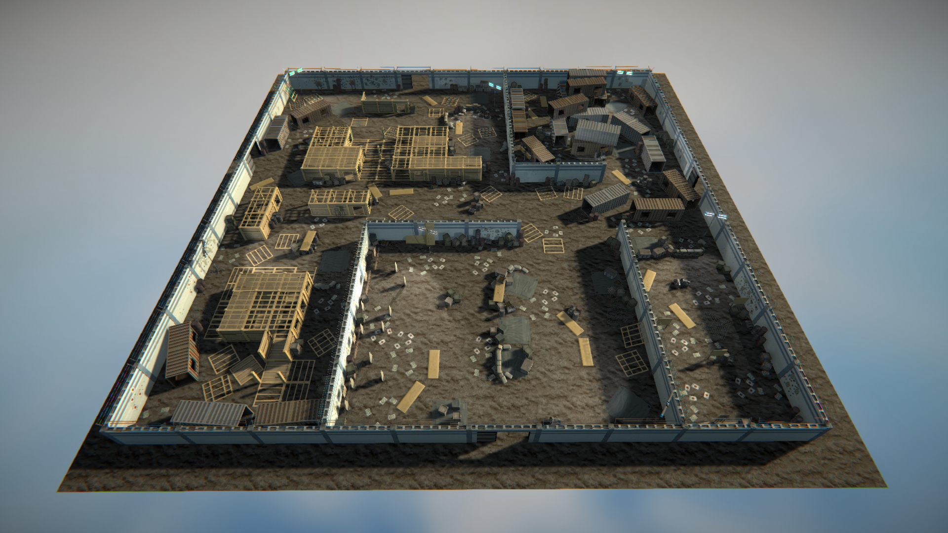 Realistic Modern Military Training Complex Asset Package by Aligned Games