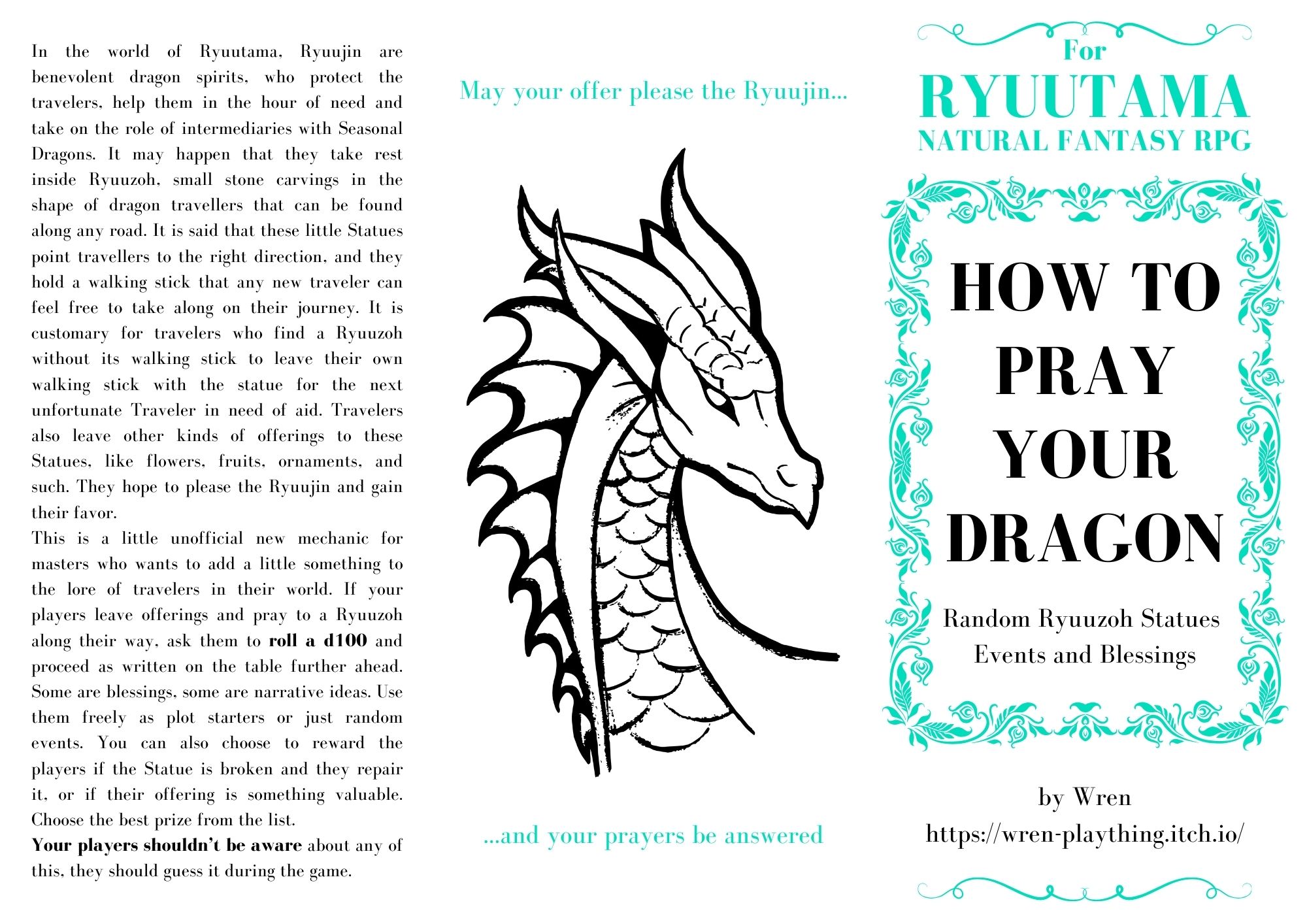 How To Pray Your Dragon by Wren for Eternal TTRPG Jam - January 2026 ...