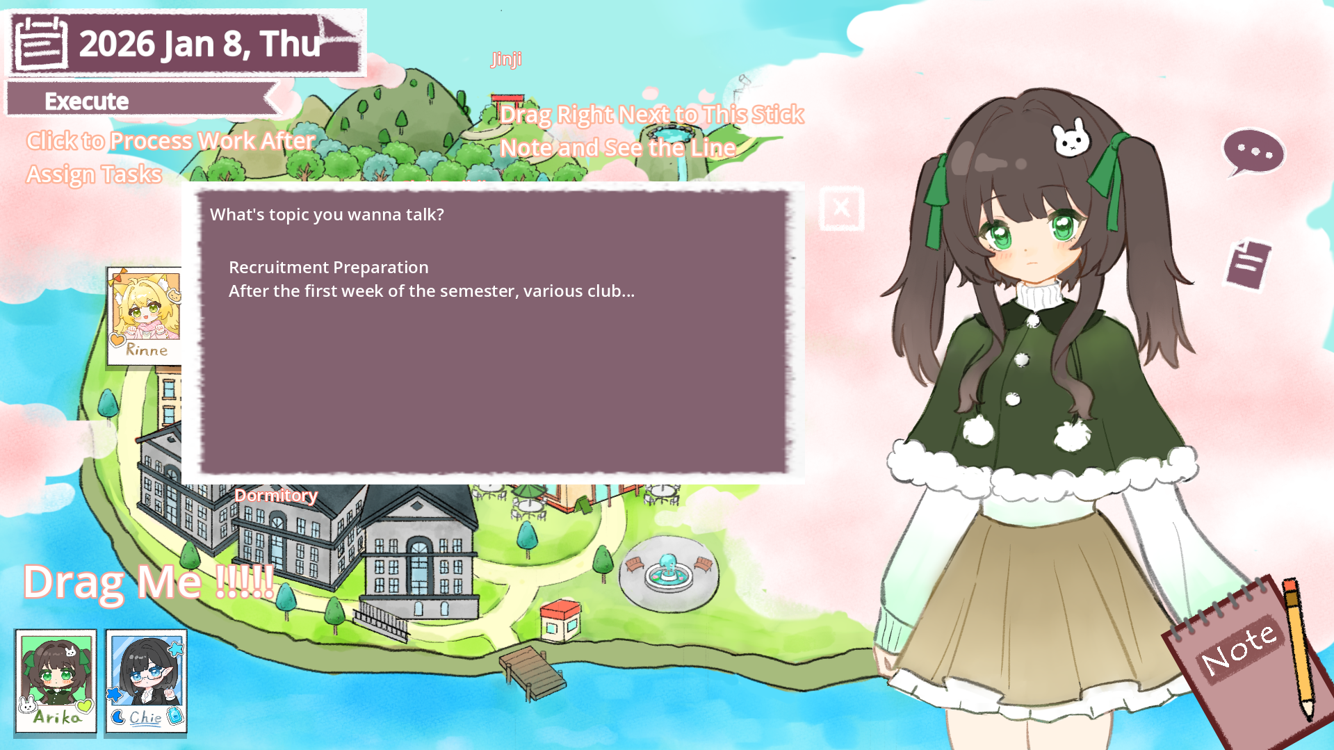 Kirishima News Club by AquqA, Night_Cat(>w