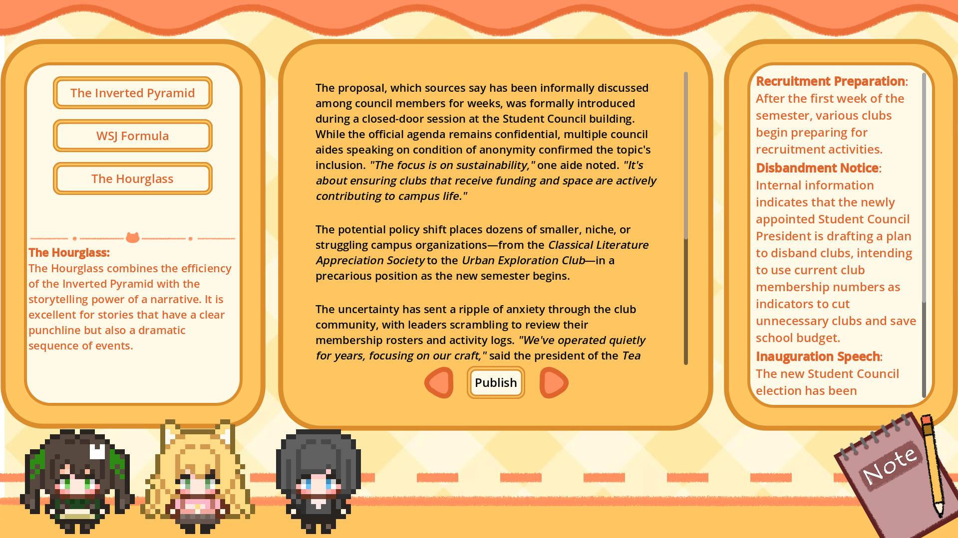 Kirishima News Club by AquqA, Night_Cat(>w