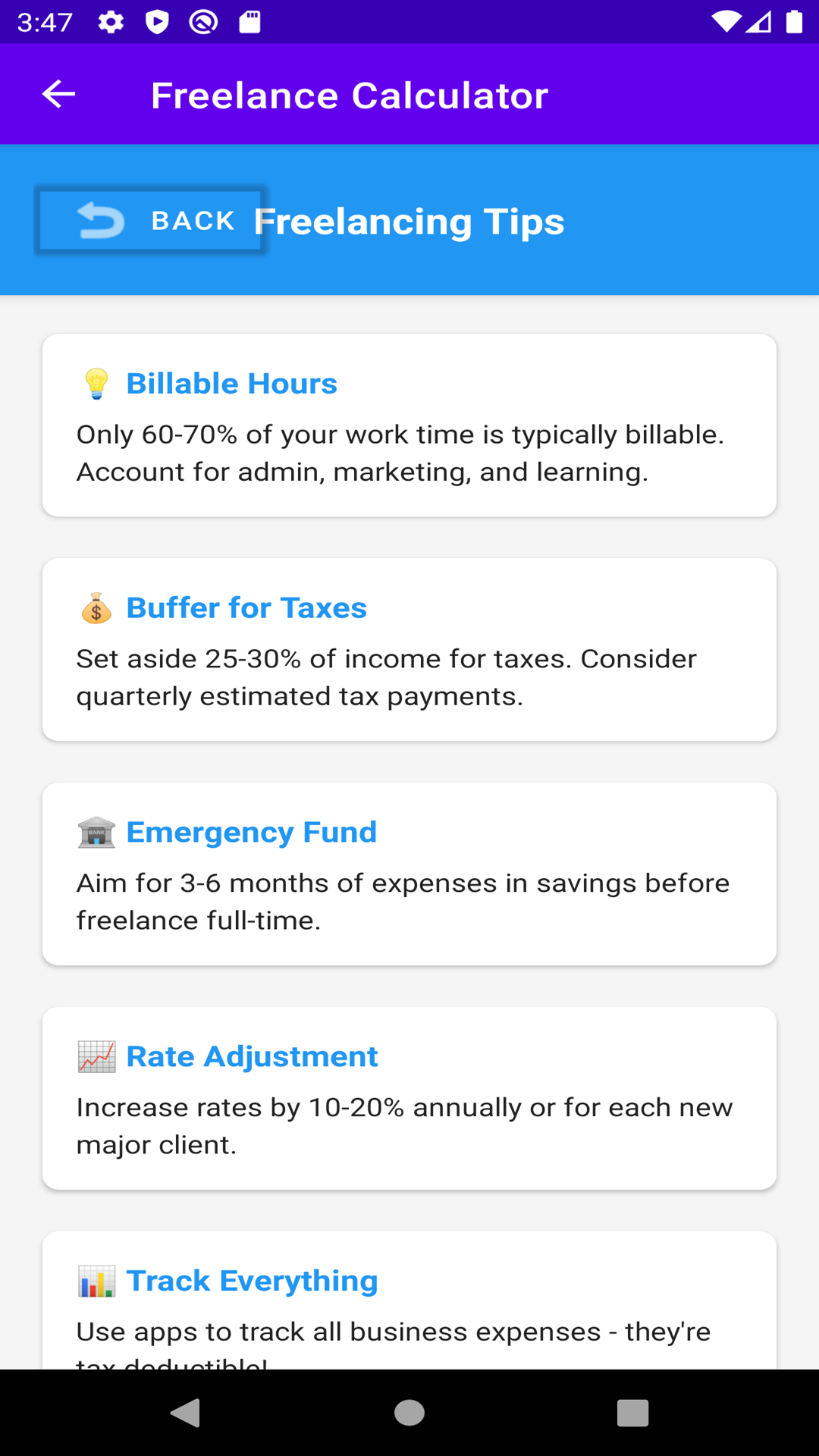 Freelancer Rate Calculator by alexanderandrewwood