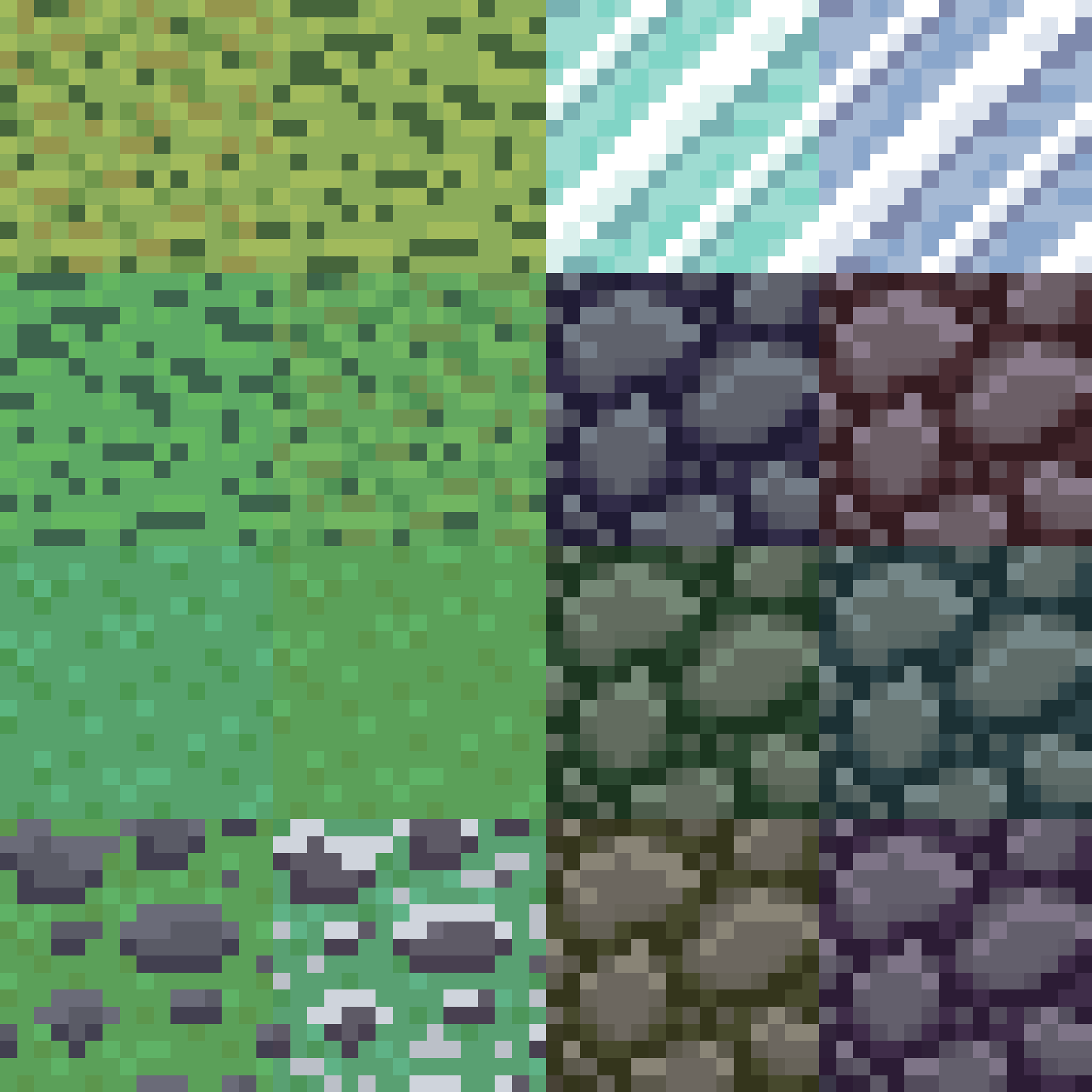 Basic Textures - 16x16 by Isadu