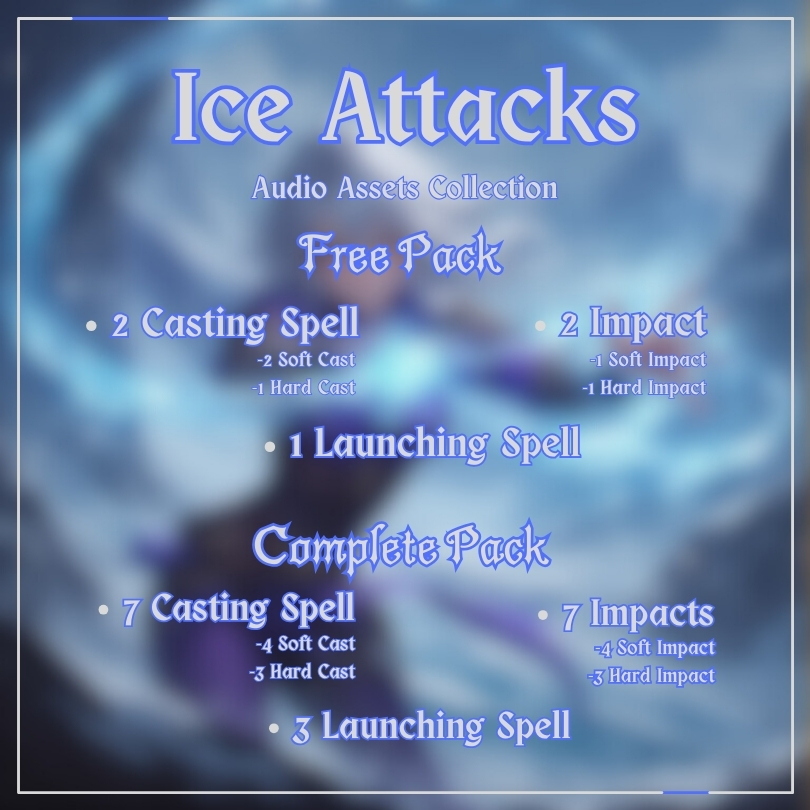 Elemental Magic: Ice Attacks [Audio Assets Collection] by LastDayDreaming