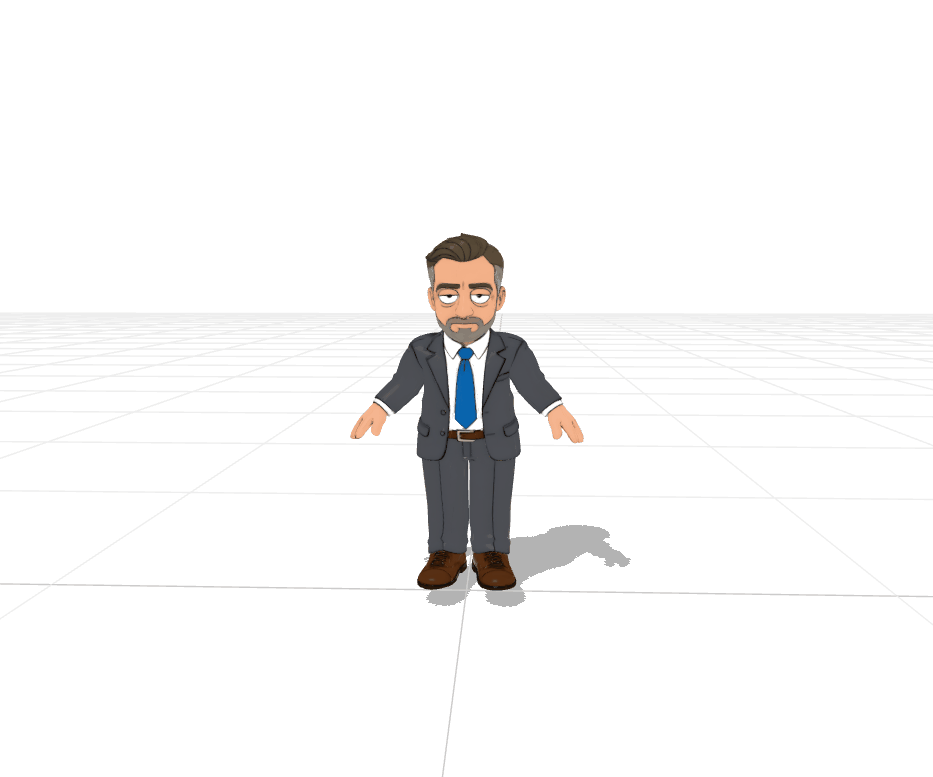 3D Mature Man In a Suit With a Tie Character Rigged Pack – 3D Model ...