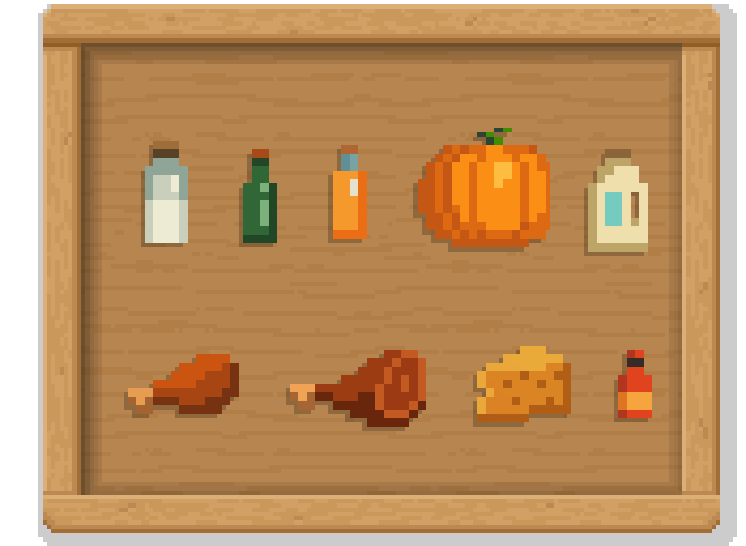 FREE Pixel Art - Food Pack 2 by karsiori