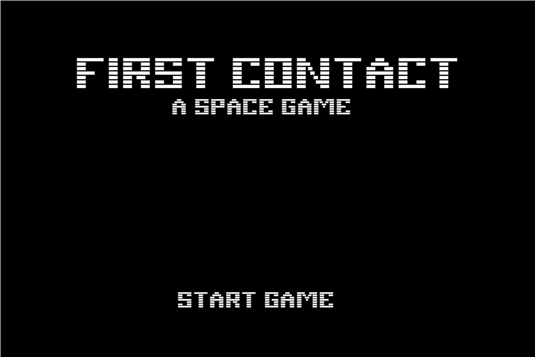 First Contact: A Space Game by JAC3D