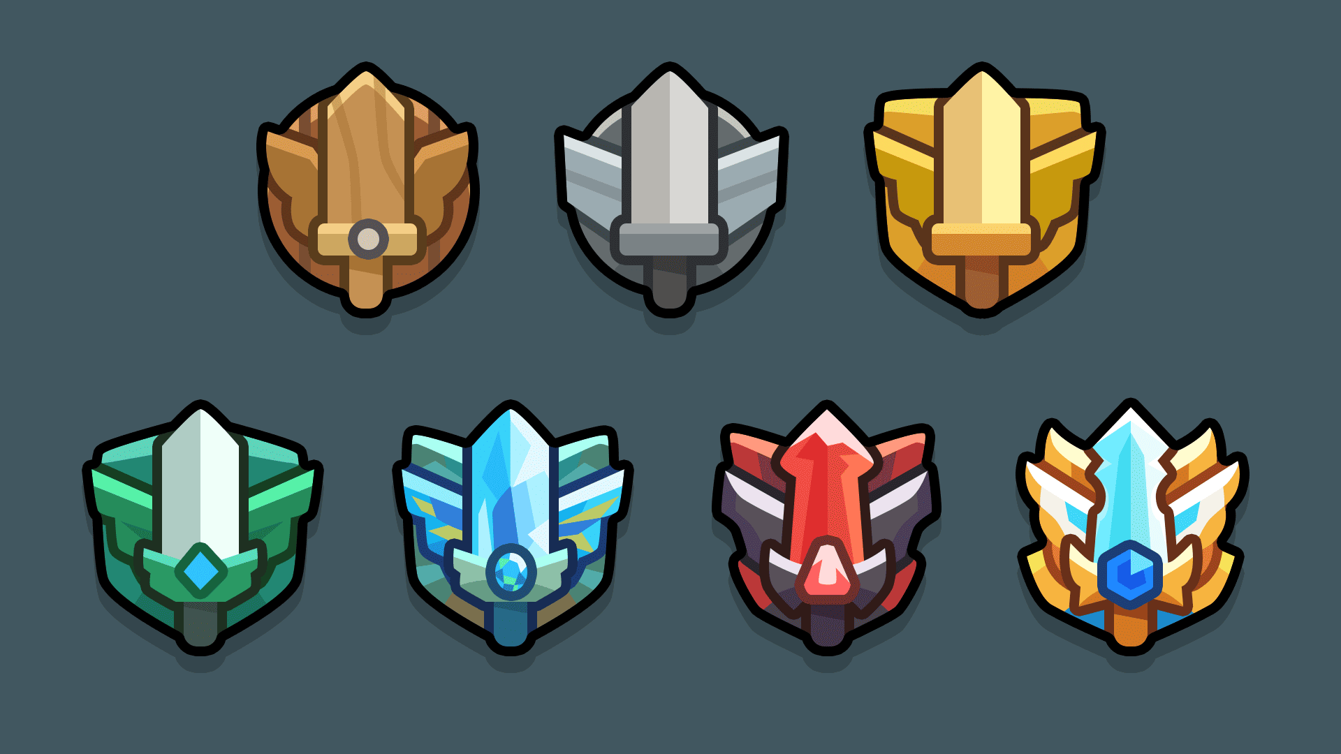 2D Icons - League Icon Pack by LAYERLAB