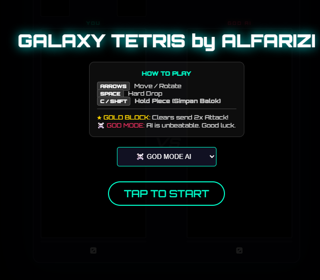 GALAXY TETRIS: GOD AI EDITION (PC) - GALAXY TETRIS: GOD AI EDITION (PC ...