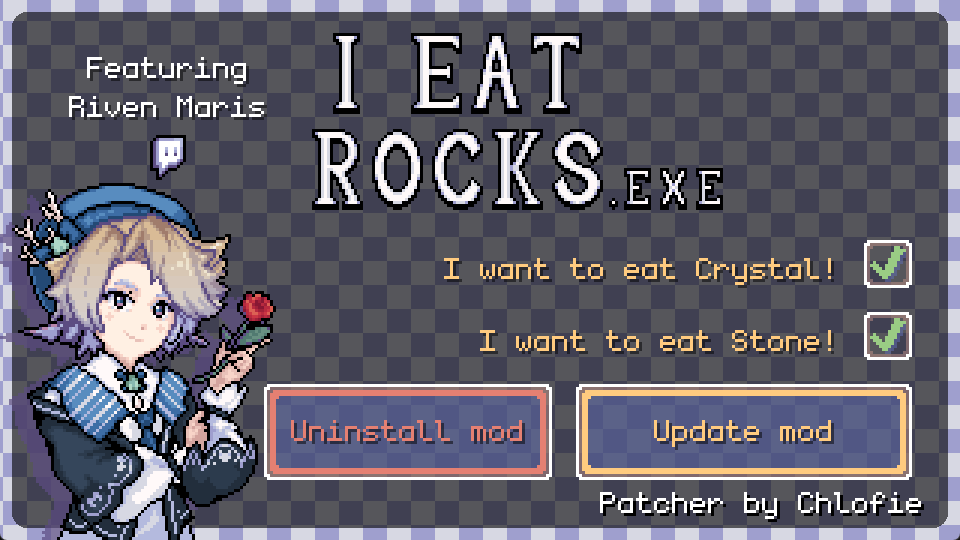I Eat Rocks.exe by Chlofie