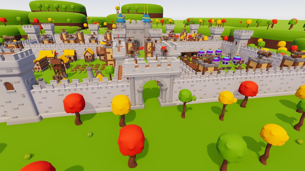 Kingdom - Stylized Low Poly Asset Pack by Ake by Ake_Studio