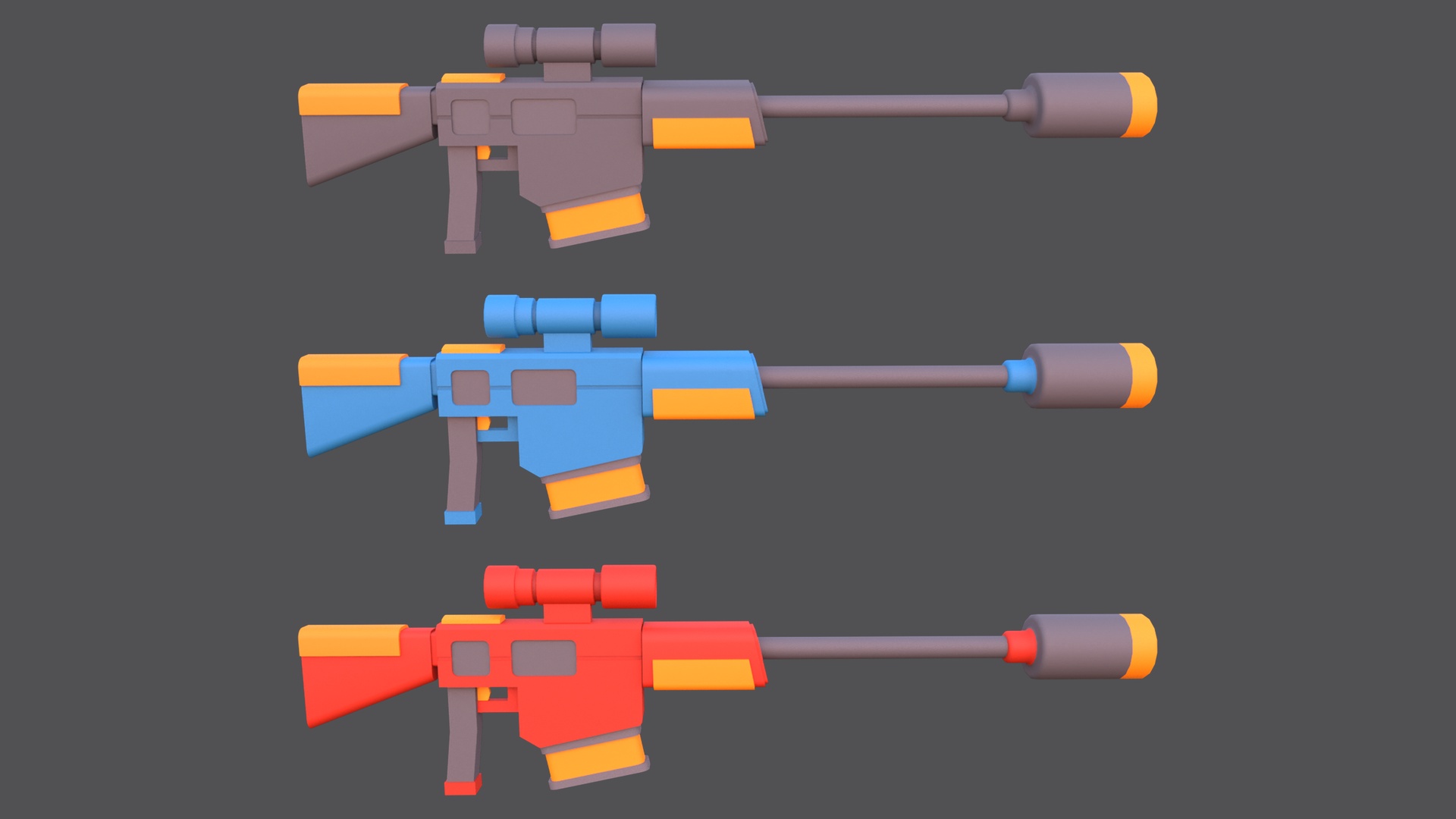 Weapons - Low Poly Weapons pack by Ake by Ake_Studio