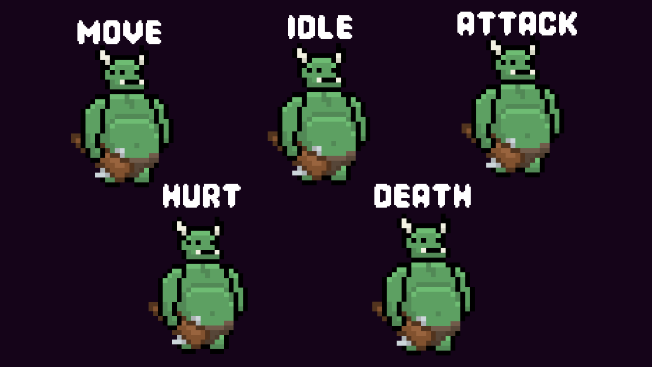 Devlog: New 16x16 Ogre Character Released! - Ogre 32x32 Platformer ...