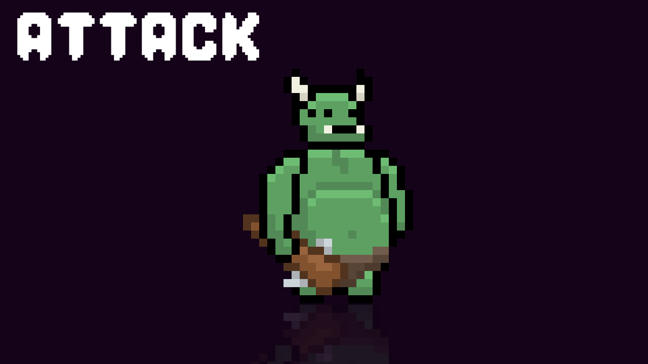 Ogre 32x32 Platformer Character Sprite Sheet by ThePixelGame