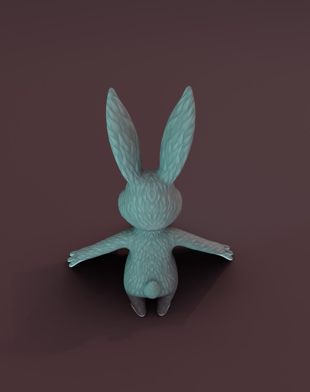 Cartoon Rabbit Animated 3D Model by 3DDisco